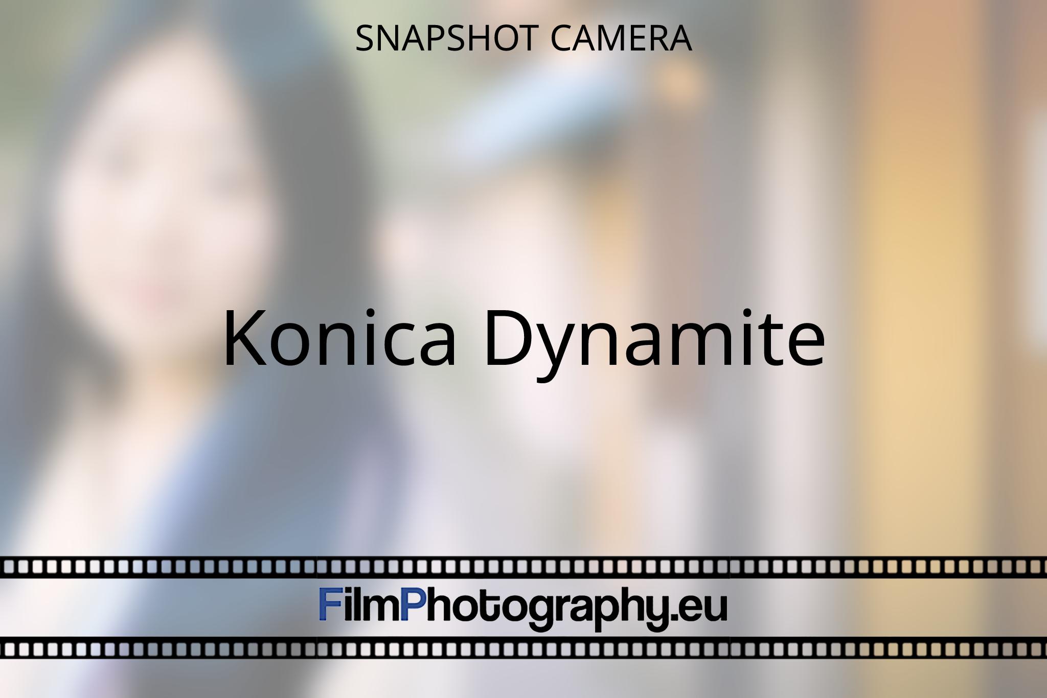 Konica Dynamite - Info about Films, Battery and the functions