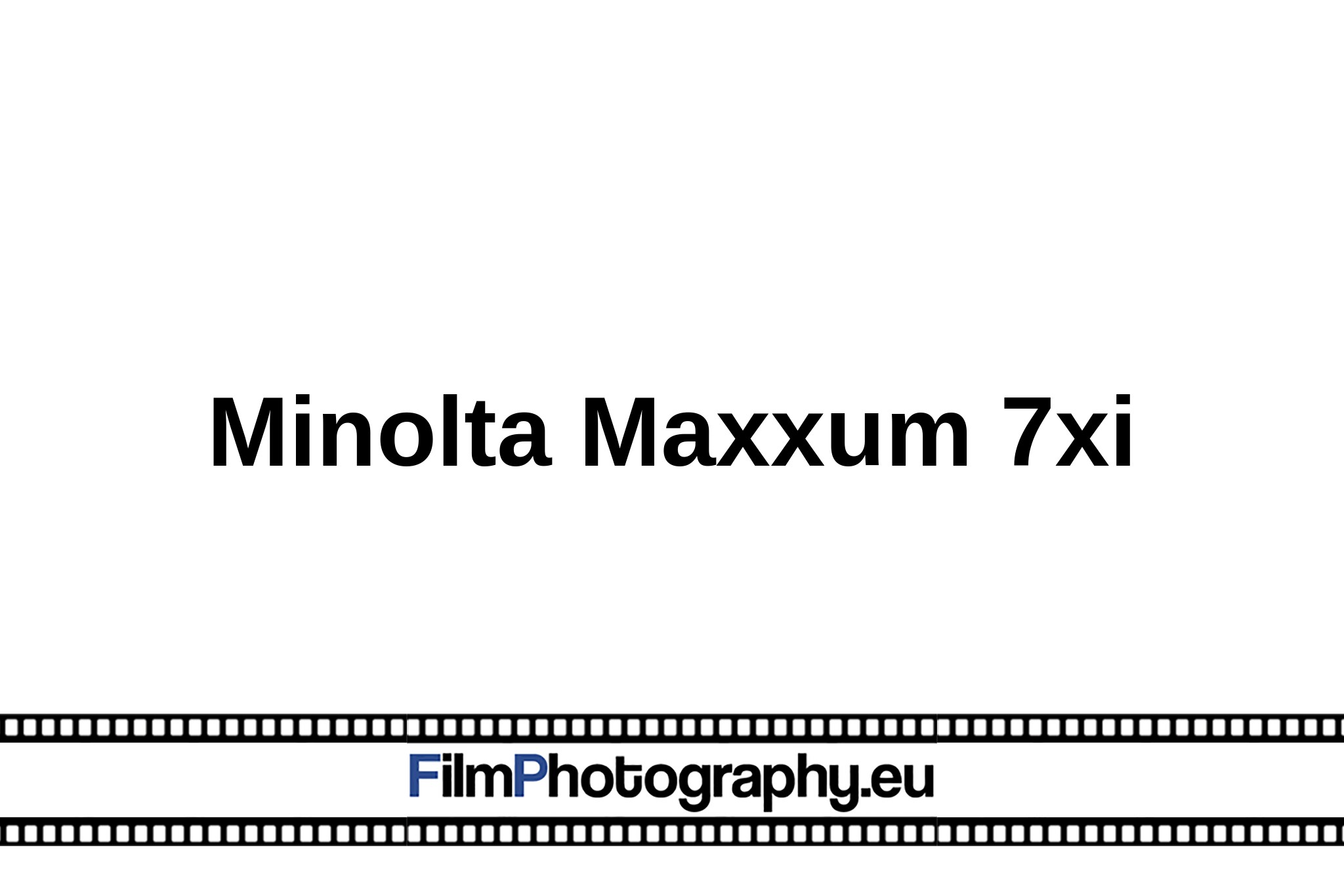 Minolta Alpha 7xi - Overview of functions, films & batteries
