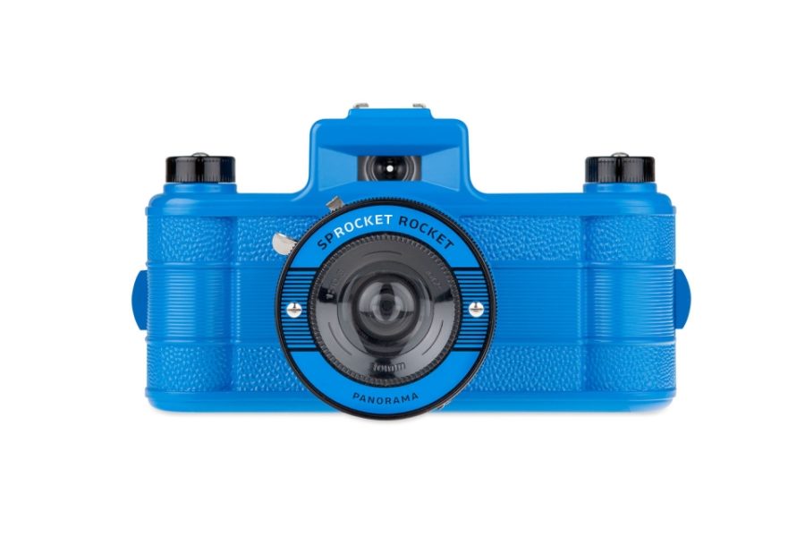Sprocket Rocket SUPERPOP! Azure - A 35mm panorama camera