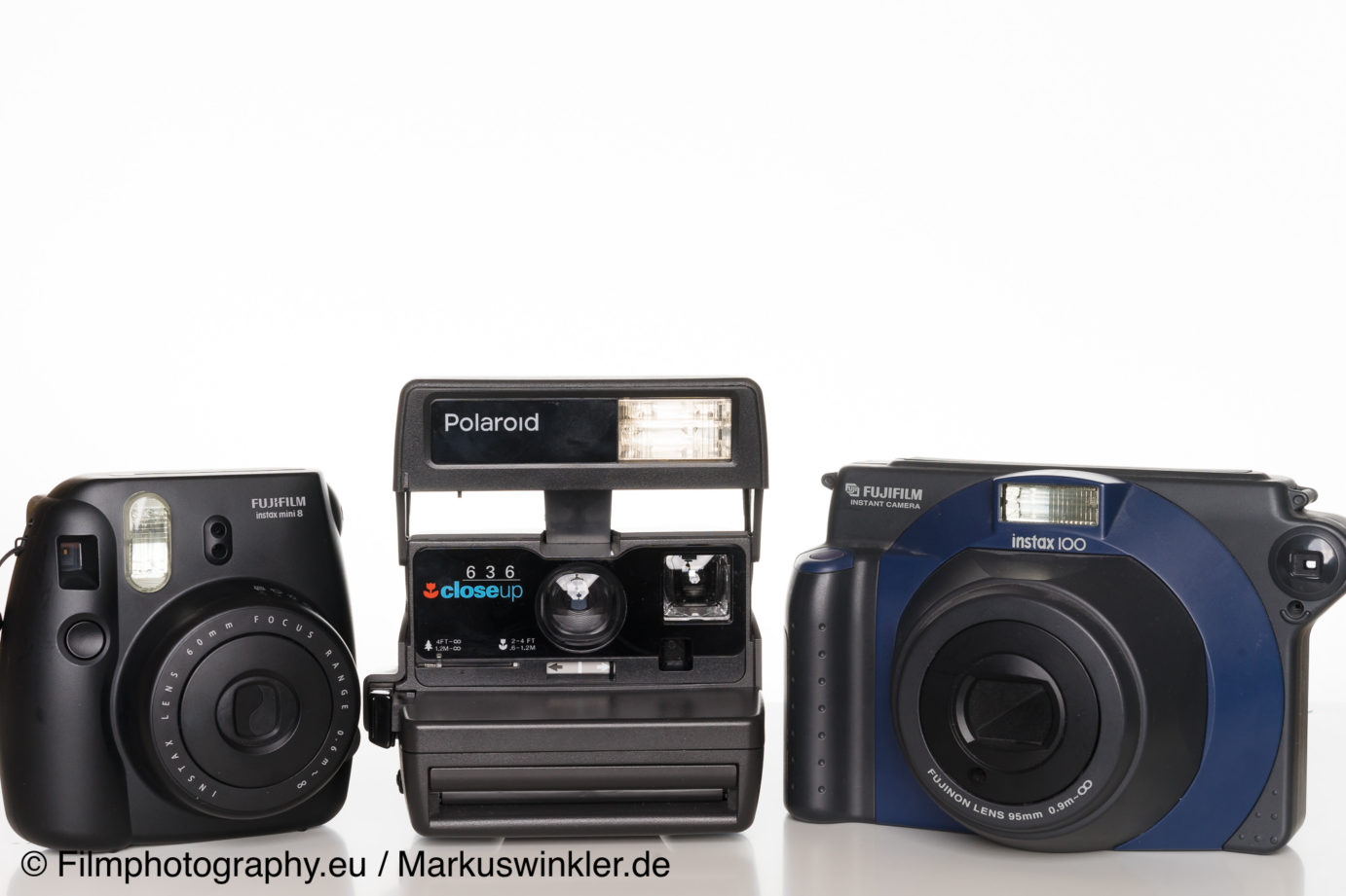 Sizes of the instant film formats - Learn about Fujifilm Instax & Polaroid