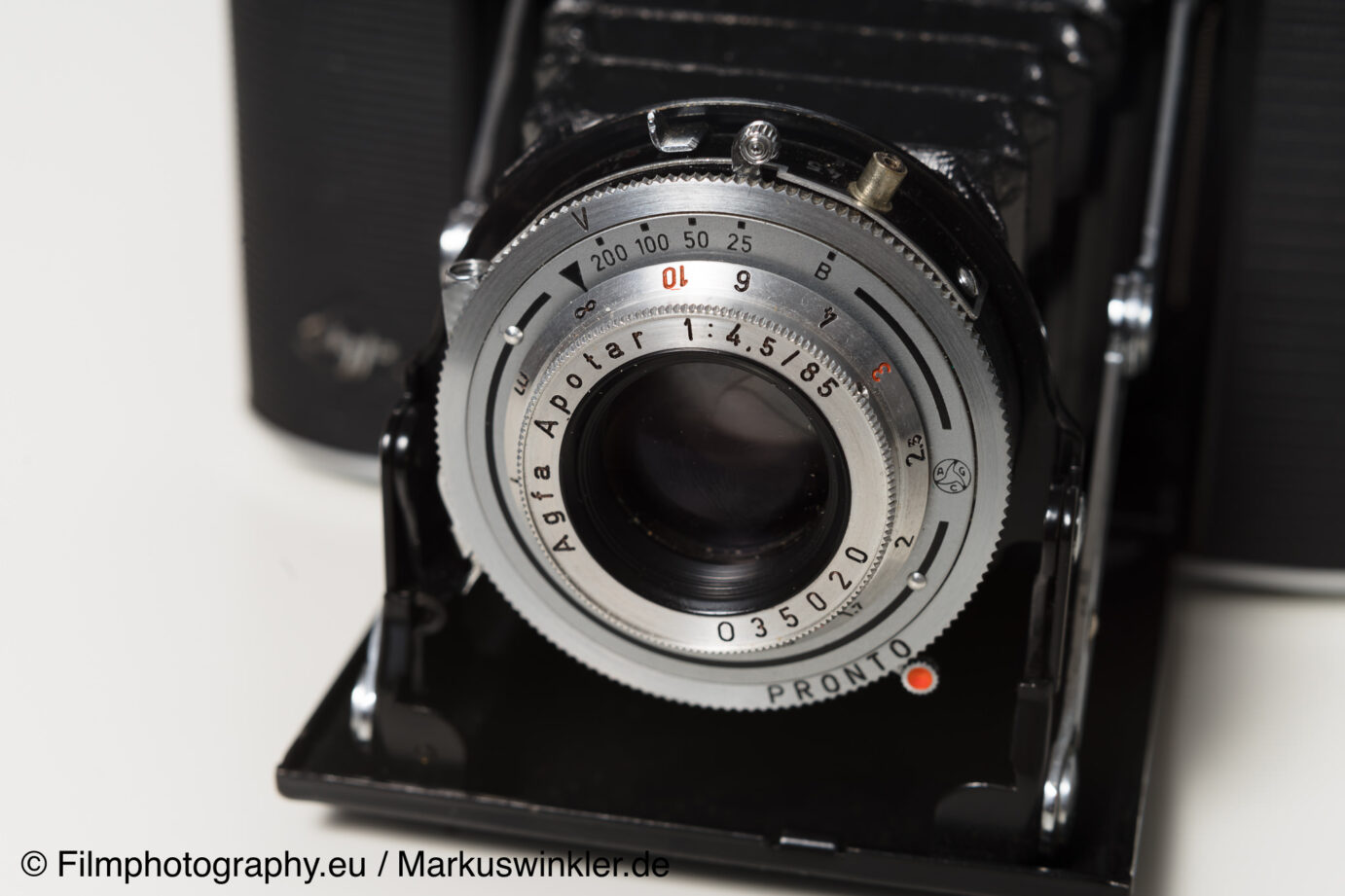 Agfa Isolette II - Information about features and films