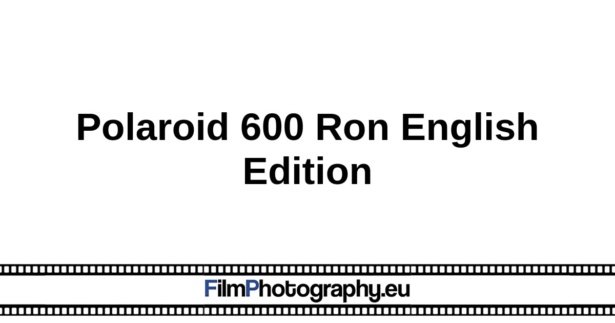 Polaroid 600 Ron English Edition | History & Functional Range