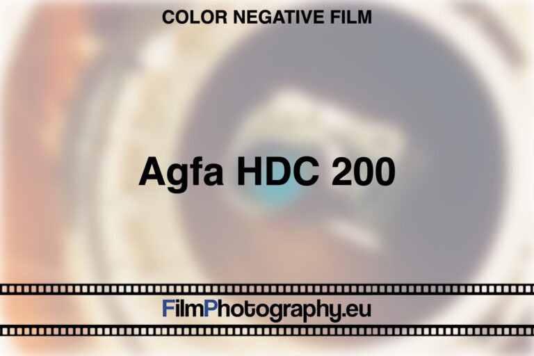 Color negative films - Overview of films for all formats