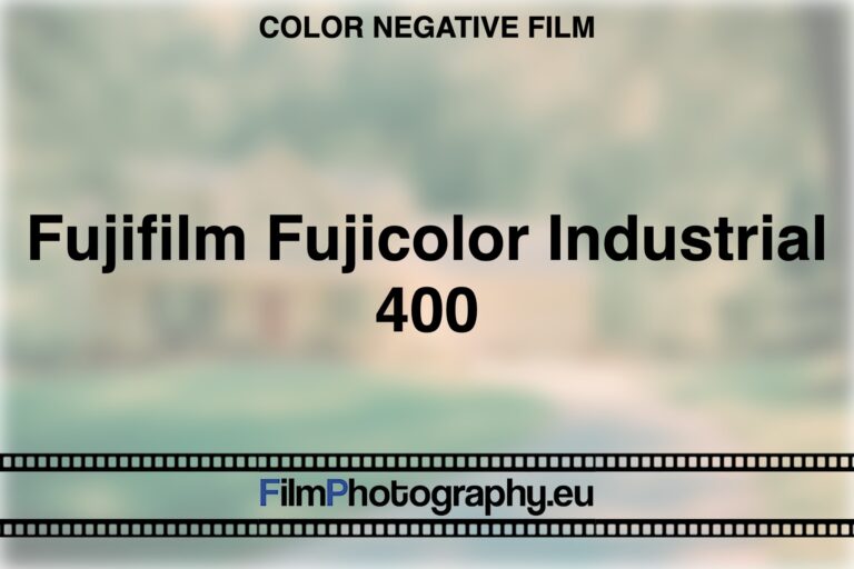 Fujifilm Fujicolor Industrial 400 | Guide for the film