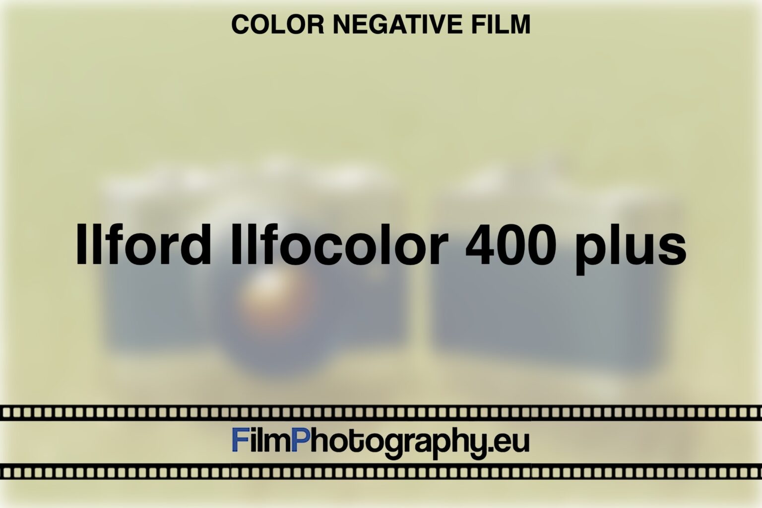 Ilford Ilfocolor 400 plus | Guide for the color negative film