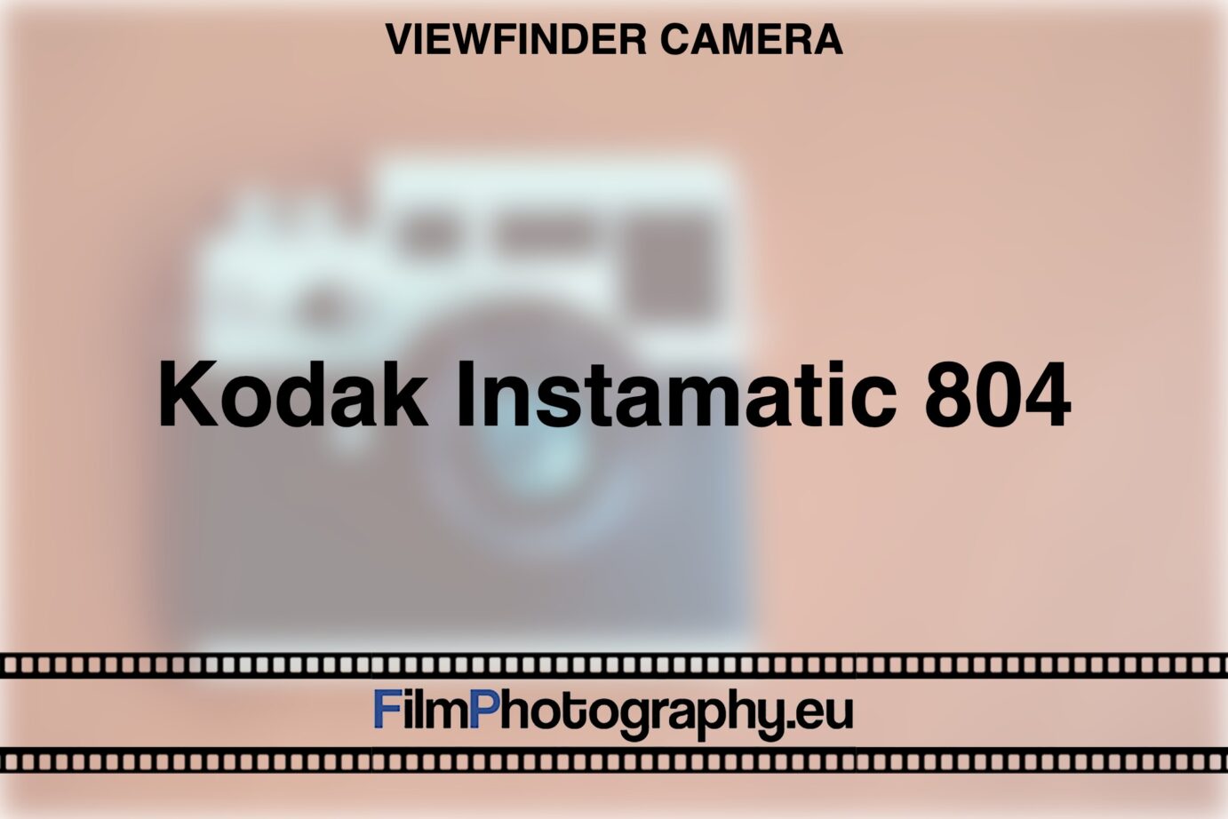 Kodak Instamatic 300 - Infos about the functions and films