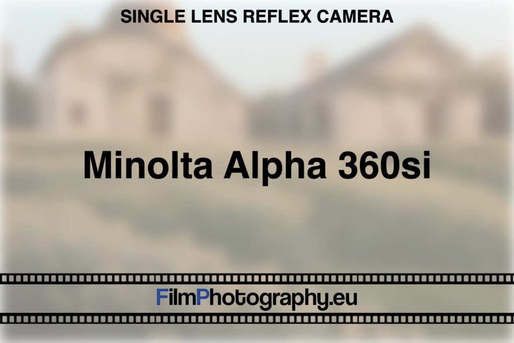 Minolta Alpha Sweet - Guide about the camera