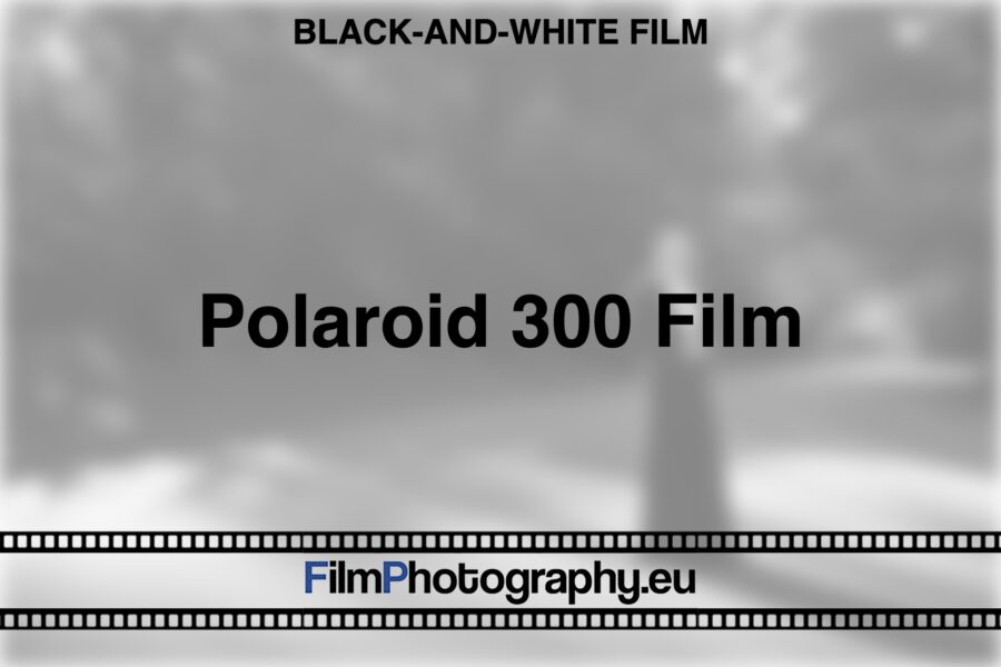 Polaroid 300 Film | Guide for the black-and-white film