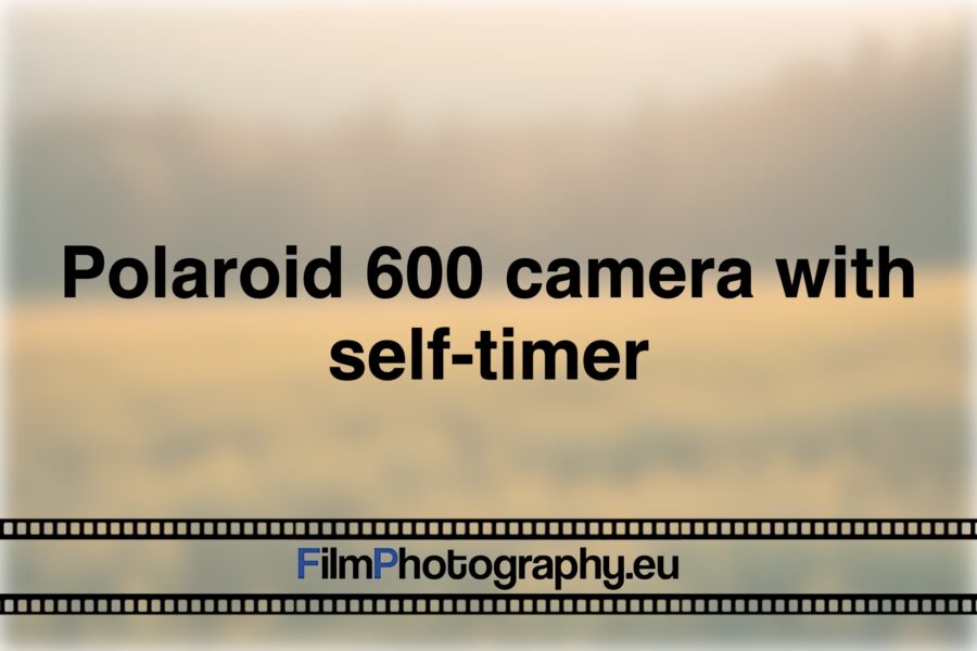 Polaroid 600 camera with self-timer - Overview over all models