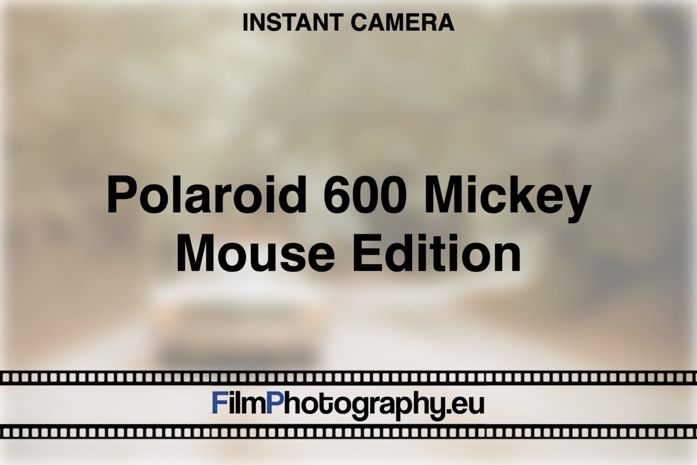 Polaroid 600 Mickey Mouse Edition | Functions of the photo camera