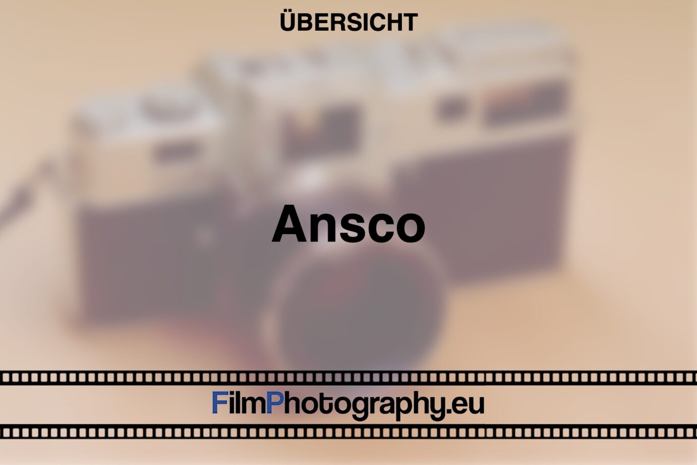 Ansco | Overview of the film cameras