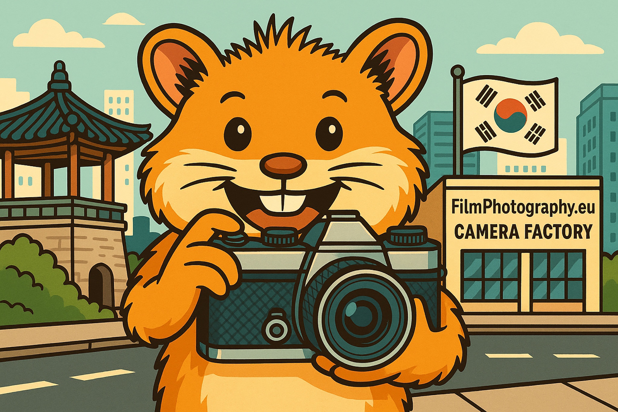 Overview of film photo cameras made in South Korea